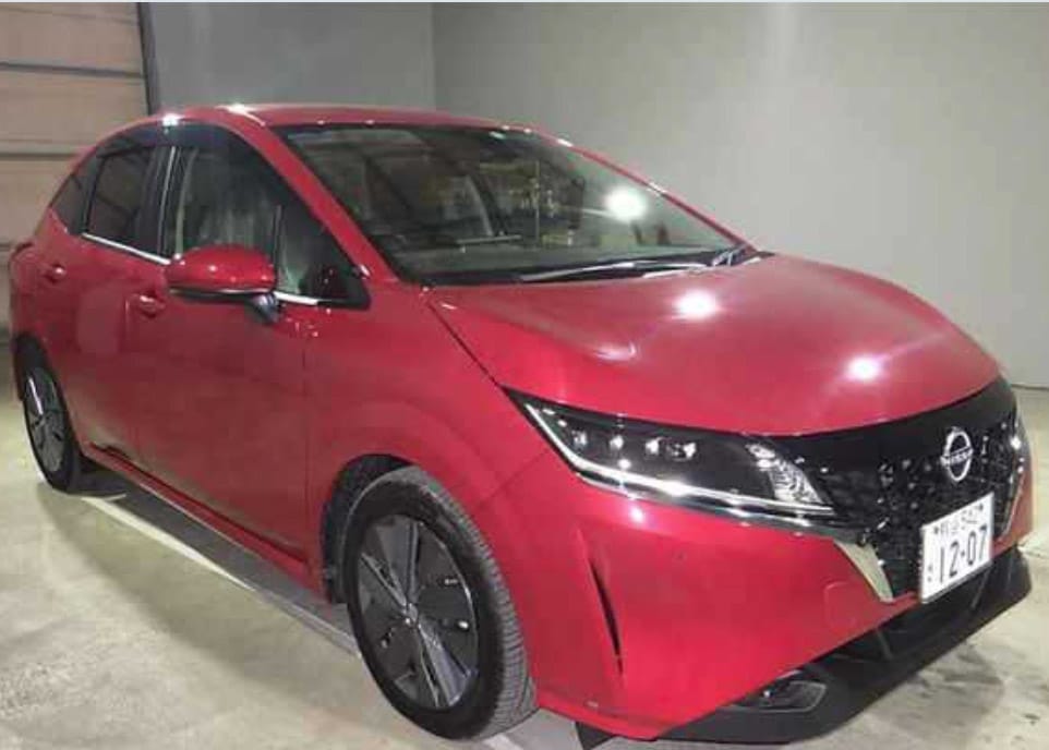 Nissan Note 2021 Hybrid Red Brand new – Chiyo Aki